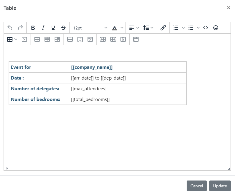 Adding & Editing Custom Tables – UpMail